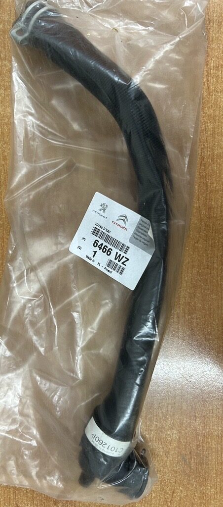 HEATER CORE HOSES PEUGEOT 6466WZ - European Auto Imports